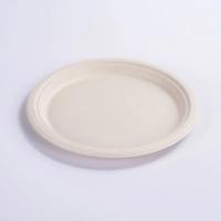 China 100 Compostable Oval Fruit Food Paper Bagasse Sugarcane Biodegradable Plates for sale