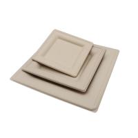 China 6in White Compostable Disposable Biodegradable Sugarcane Bagasse Plates for sale