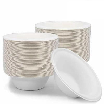 China Restaurants Eco Sustainable Biodegradable Compostable Sugarcane Bagasse Bowl 12oz for sale