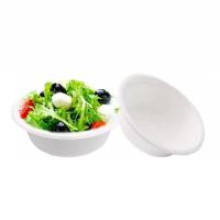 China Compostable Salad Biodegradable Sugarcane Bagasse Bowl 16oz For Soup for sale