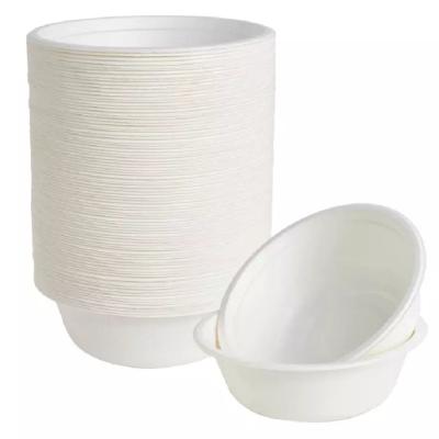 China Compostable Salad Biodegradable Sugarcane Bagasse Bowl 16oz For Soup for sale