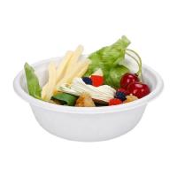 China 42oz Biodegradable Sugarcane Bagasse Bowl Compostable Salad Containers for sale