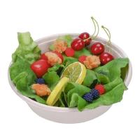 China OEM 32 oz Compostable Sugarcane Fiber Bowl Biodegradable Disposable Eco Friendly 204 mm for sale