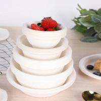 China 42oz Biodegradable Sugarcane Bagasse Bowl Compostable Salad Containers for sale