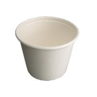 China 16oz Biodegradable Sugarcane Bagasse Takeaway Cups with Lids 400pcs for sale