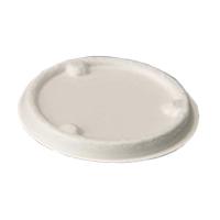 China Microwavable Biodegradable Sugarcane Bagasse Cup 4oz Biodegradable Coffee Lids for sale