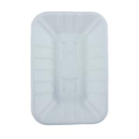 China Party Compostable Fruit Meat 220ml Sugarcane Bagasse Tray Disposable Biodegradable for sale