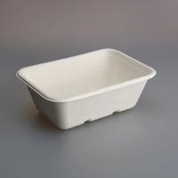 China Eco Friendly Compostable 750ml Sugarcane Bagasse Take Out Containers With Lid for sale