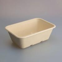 China Eco Friendly Compostable 750ml Sugarcane Bagasse Take Out Containers With Lid for sale