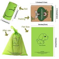 China PLA Biodegradable Compostable Grocery Bags 1mil Thickness Custom Size Dog Pet Waste Shopping Bags for sale