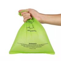 China Sustainable Custom Printed Biodegradable Small Trash Bags Compostable Cat Poop Bags for sale