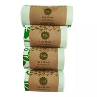 China PLA Biodegradable Compostable Dog Waste Bags 12 Mic Thickness Custom Size Eco Friendly Pet Poop Bags for sale