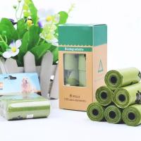 China 12 Mic PLA Plastic Trash Biodegradable Compostable Bag Corn Starch Carrier Bags for sale