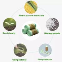 China Custom Printed Logo Biodegradable Compostable Bag Dog Waste Disposal for sale