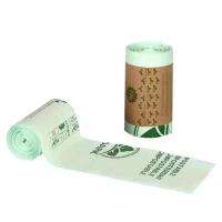 China Green Eco Friendly PLA Biodegradable Compostable Bag For Vegetables And Fruits for sale