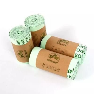 China Green Eco Friendly PLA Biodegradable Compostable Bag For Vegetables And Fruits for sale