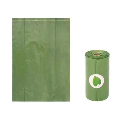 China Biodegradable Compostable Dog Poop Bags PLA PBAT Custom Size 2 Color Printing for sale