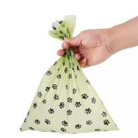 China Eco Friendly Biodegradable PLA Pet Poop Waste Bags 9x13 Inch Bottom Sealing for sale