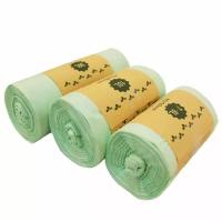 China Thick Rubbish Bin Liner Plastic Kitchen Trash Bags Biodegradable In Compost for sale