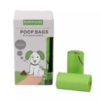China PLA Compostable Dog Poop Bags 100% Biodegradable Custom Size Eco Friendly Waste Bags for sale
