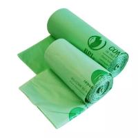 China 100% Biodegradable Compostable PLA Shopping Bags Custom Size Trash Can Liners for sale