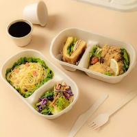 China Home Compostable Sugarcane Container Microwavable Meal Take Out Food Containers for sale