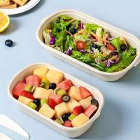 China Home Compostable Sugarcane Container Microwavable Meal Take Out Food Containers for sale
