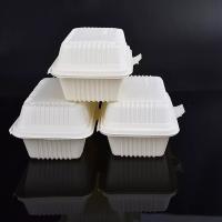 China 600ml 26g Biodegradable Corn Starch Tableware Take Away PP Food Containers for sale