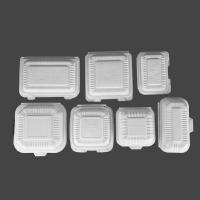 China Disposable 3 Compartment Corn Starch Takeaway Container 900ml Biodegradable Clamshell for sale