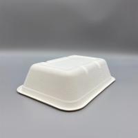 China Harmless Sustainable Sugarcane Bagasse Box Take Out Containers Kitchenware Dinnerware for sale