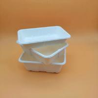 China 100 Percent Compostable Sugarcane Bagasse Box Clamshell Food Container With Lids for sale