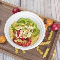 China Disposable Biodegradable Sugarcane Bagasse Bowl 175mm 16oz Round Fiber Bowl for sale