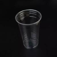 China 16 20oz Custom Printed Compostable Biodegradable PLA Cups Clear Disposable Plastic Cup for sale