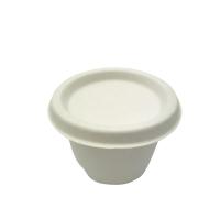 China 100 % Biodegradable Sugarcane Fiber Cups Disposable Sauce Cup Portion Cup for sale