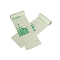 China Customized Biodegradable Compostable Dog Poop Bags 12 Mic Thickness PLA PBAT Eco Friendly Waste Bags for sale