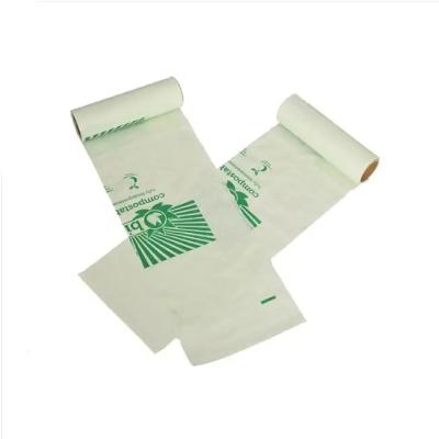 China Customized Biodegradable Compostable Dog Poop Bags 12 Mic Thickness PLA PBAT Eco Friendly Waste Bags for sale