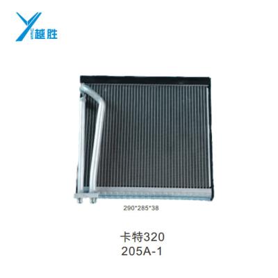 China Engineering Vehicle AC Evaporator Cores Aluminum Fins Cat 320 Backhoe Truck for sale
