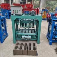 China HENGYOU 4-35A Semi-Automatic Hopper Brick Machine 2200kg 380V for Industrial Building Materials for sale