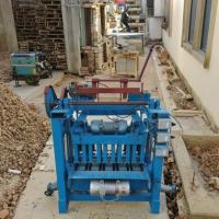 China HENGYOU 4-35B Semi-automatic Brick Making Machine 620kg 220V for Construction Projects for sale