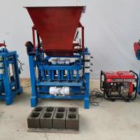 China HENGYOU 4-35B Semi-automatic Brick Making Machine 620kg 220V for Construction Projects for sale