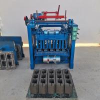 China Portable Diesel Brick Making Machine 2200kg 380V Manual Concrete Block Production Equipment for sale