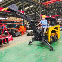 China EPA Euro 5 Diesel Mini Skid Steer Loader 380kg to 1100kg Capacity with 18.7kW to 74kW Power Options for sale