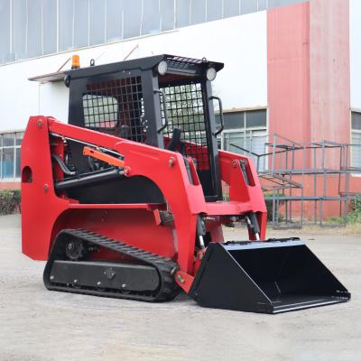 China Forestry Skid Steer 75hp 100hp Tracked with Forest Mulcher - 0.5m³ Bucket, 3280mm Lift Height for sale