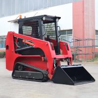 China Forestry Skid Steer 75hp 100hp Tracked with Forest Mulcher - 0.5m³ Bucket, 3280mm Lift Height for sale