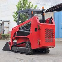 China Forestry Skid Steer 75hp 100hp Tracked with Forest Mulcher - 0.5m³ Bucket, 3280mm Lift Height for sale