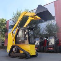 China EPA CE Diesel Skid Steer Loader with 18.7-74kw Power and 380-1100kg Load Capacity for sale