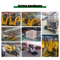 China EPA CE Diesel Skid Steer Loader with 18.7-74kw Power and 380-1100kg Load Capacity for sale