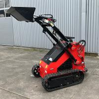 China HY-380 Euro 5 CE EPA Mini Diesel Skid Steer Loader with Mower - 380kg Lift Capacity, 739cc Engine for sale