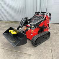 China HY-380 EPA Euro 5 Tracked Skid Steer Loader - 380kg Lift Capacity, 890kg Weight, 739cc Diesel Engine for sale