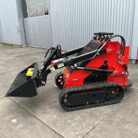 China HY-380 EPA Euro 5 Tracked Skid Steer Loader - 380kg Lift Capacity, 890kg Weight, 739cc Diesel Engine for sale